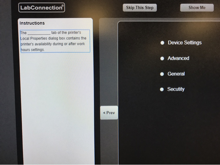 Solved LabConnection Skip This Step Show Me Instructions | Chegg.com