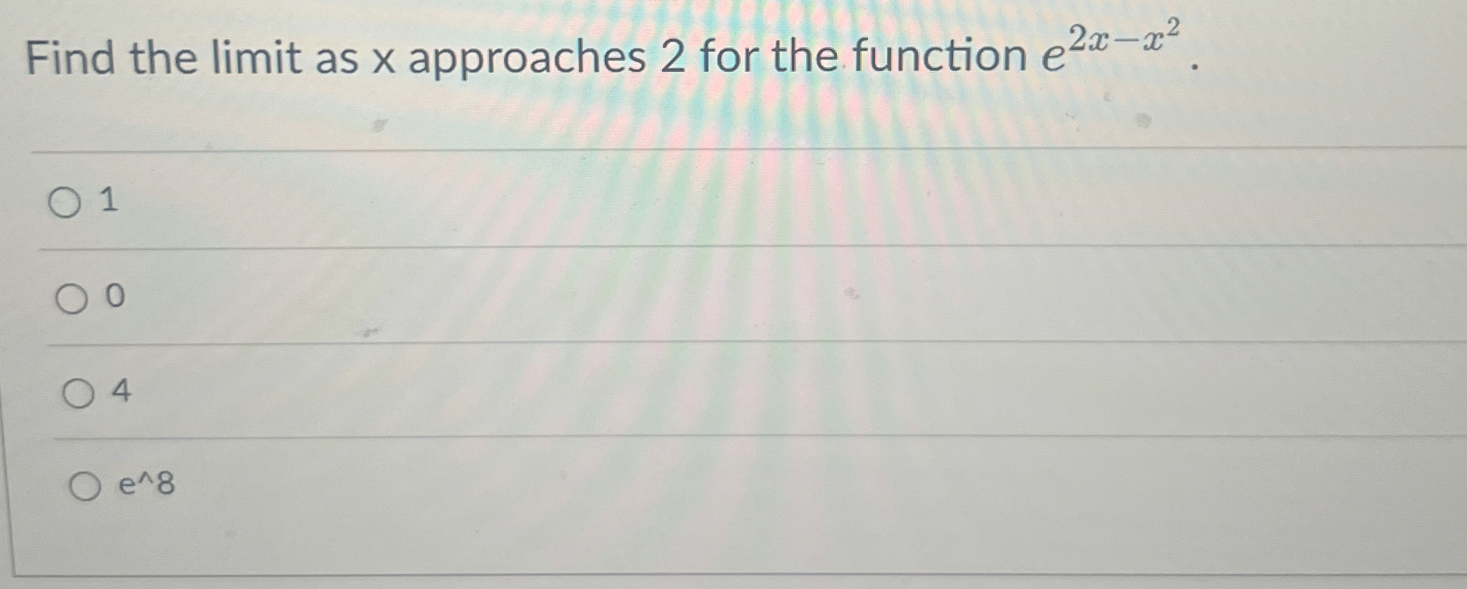 Find the limit as x ﻿approaches 2 ﻿for the function | Chegg.com