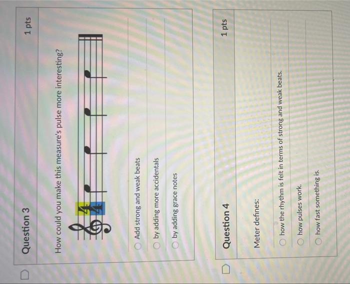 Solved How could you make this measure's pulse more | Chegg.com