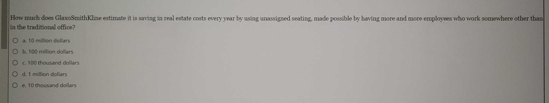 Solved How much does GlaxoSmithKline estimate it is saving | Chegg.com