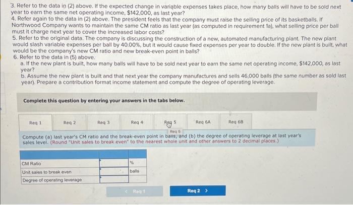 Solved Problem 5-20 (Algo) CVP Applications: Break-Even | Chegg.com