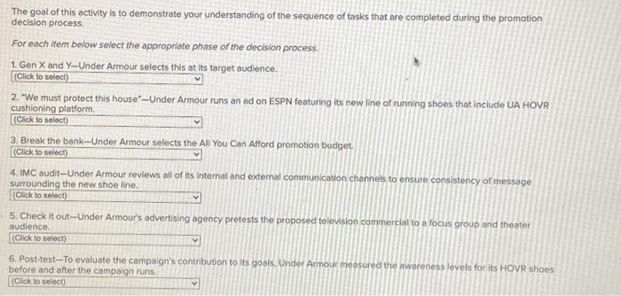 Solved The goal of this activity is to demonstrate your | Chegg.com