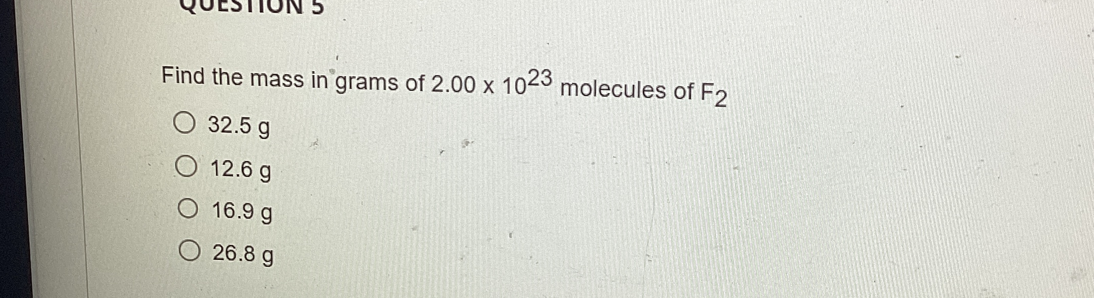 Solved Find the mass in grams of 2.00×1023 ﻿molecules of | Chegg.com