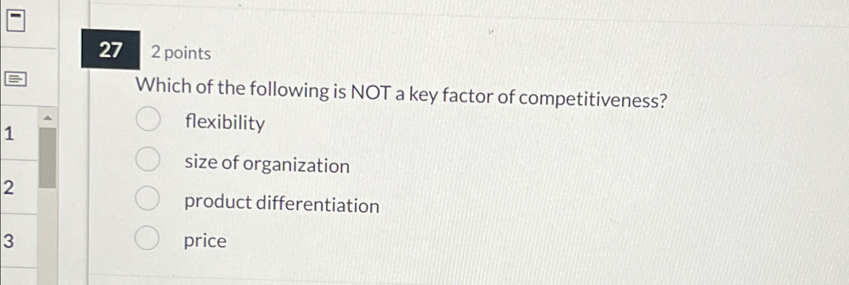 Solved 272 pointsWhich of the following is NOT a key factor | Chegg.com Solved 272 pointsWhich of the following is NOT a key factor | Chegg.com