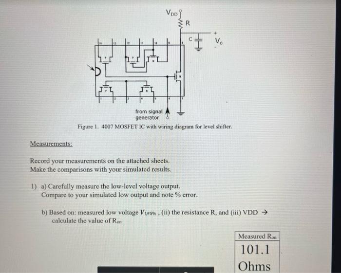 Solved LAB3 mad sional)Lab 3: NMOS level shifter You will | Chegg.com