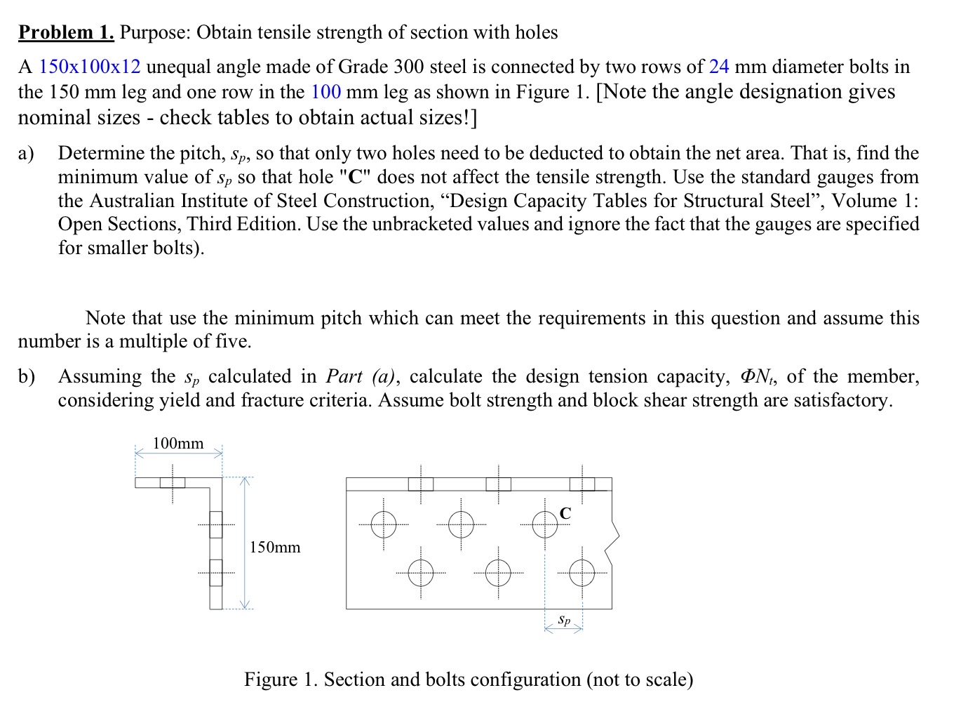 Solved Problem 1. ﻿Purpose: Obtain tensile strength of | Chegg.com