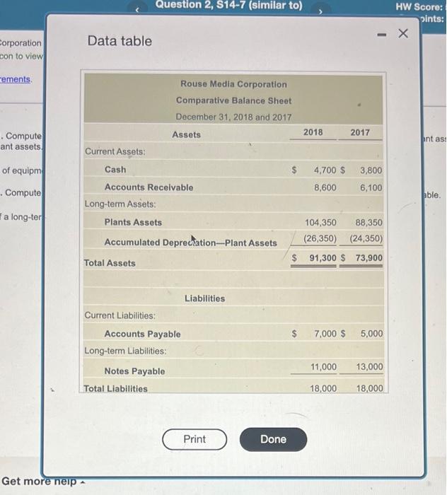 Solved Rease Meda Corporation had the following income | Chegg.com