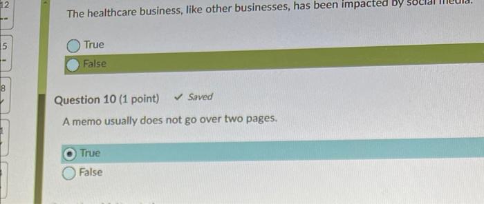 The healthcare business, like other businesses, has | Chegg.com