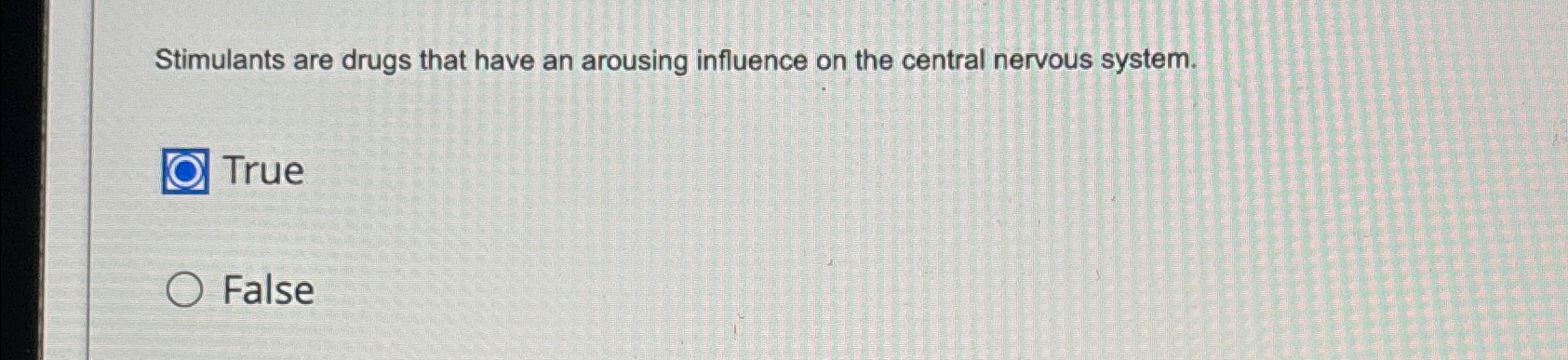 Solved Stimulants are drugs that have an arousing influence | Chegg.com