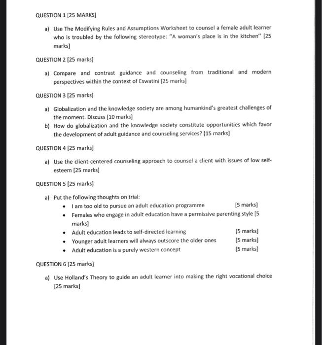 Solved QUESTION 1 [25 MARKS] a) Use The Modifying Rules and | Chegg.com