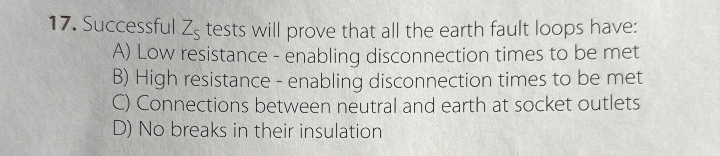 Solved Successful Zs ﻿tests will prove that all the earth | Chegg.com