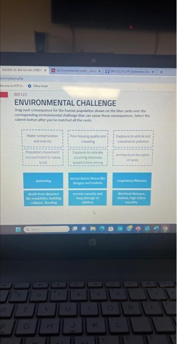 ENVIRONMENTAL CHALLENGE ENVIRONMENTAL CHALLENGE Drag | Chegg.com