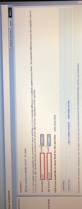 Solved Open Assignment PRINTER VERSION BACK NEXT ESOURCES | Chegg.com