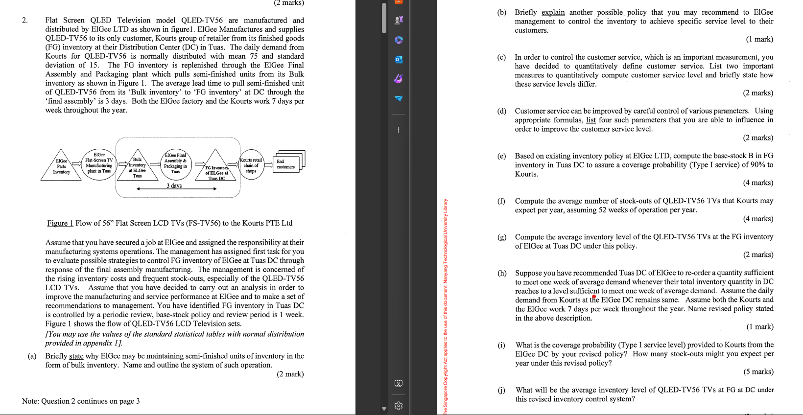 Solved Flat Screen QLED Television model QLED-TV56 ﻿are | Chegg.com