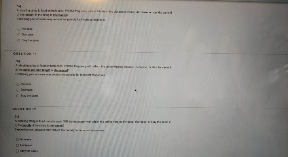 Solved 5a) A vibrating string is fixed on both ends. Will | Chegg.com