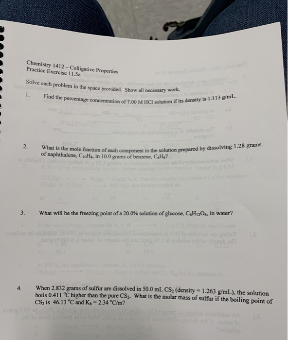 Solved JA- Calculate the molality of CHSOH in a water | Chegg.com