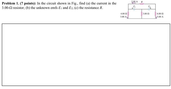 Solved Problem 1. (7 points): In the circuit shown in Fig., | Chegg.com