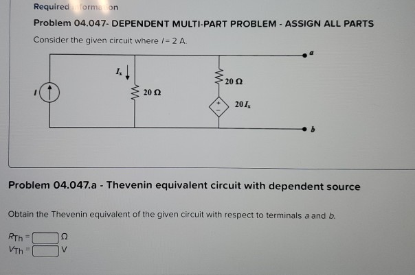 Solved Check my work Required information Problem 04.041- | Chegg.com