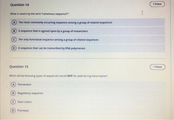 Solved Question 14 What is meant by the term "consensus | Chegg.com