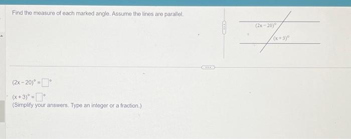 Solved Find the measure of each marked angle. Assume the | Chegg.com