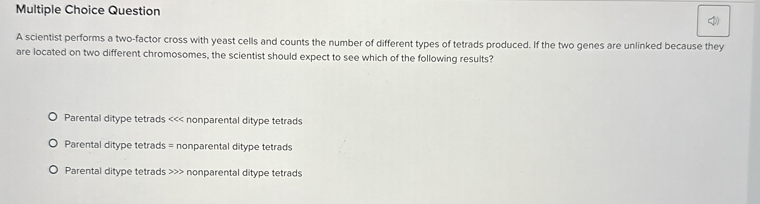 Solved Multiple Choice QuestionA scientist performs a | Chegg.com