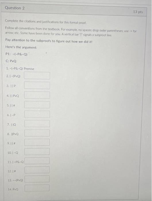 Complete the citations and justifications for this | Chegg.com