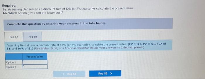 Solved Exercise C-14 (Algo) Calculate the present value of | Chegg.com