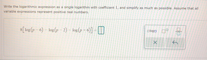 Solved Write the logarithmic expression as a single | Chegg.com