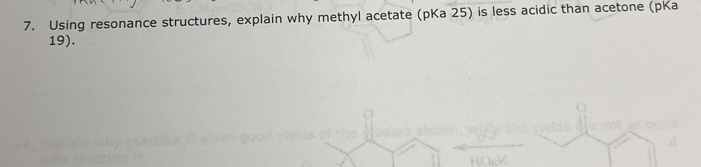 Solved Using resonance structures, explain why methyl | Chegg.com