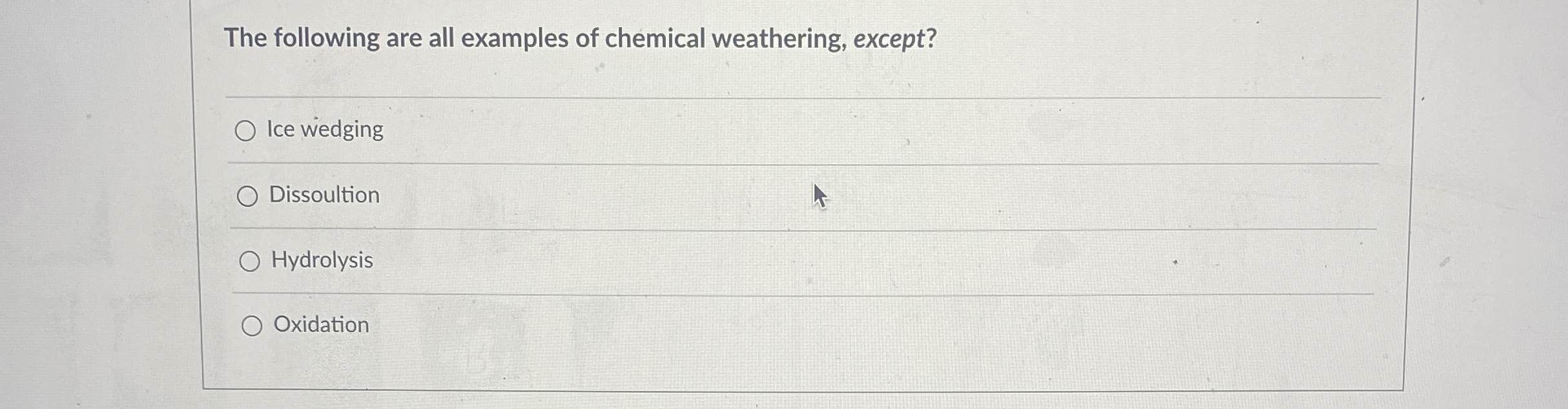 Solved The following are all examples of chemical | Chegg.com