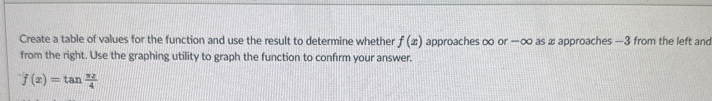 Solved Create a table of values for the function and use the | Chegg.com