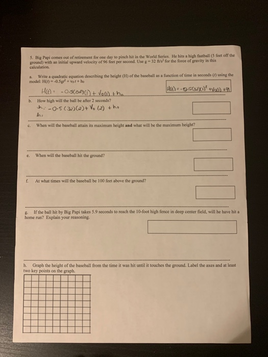 Solved due: 18 Name: Kovo Berriber MATH 106 - Mod D Project | Chegg.com