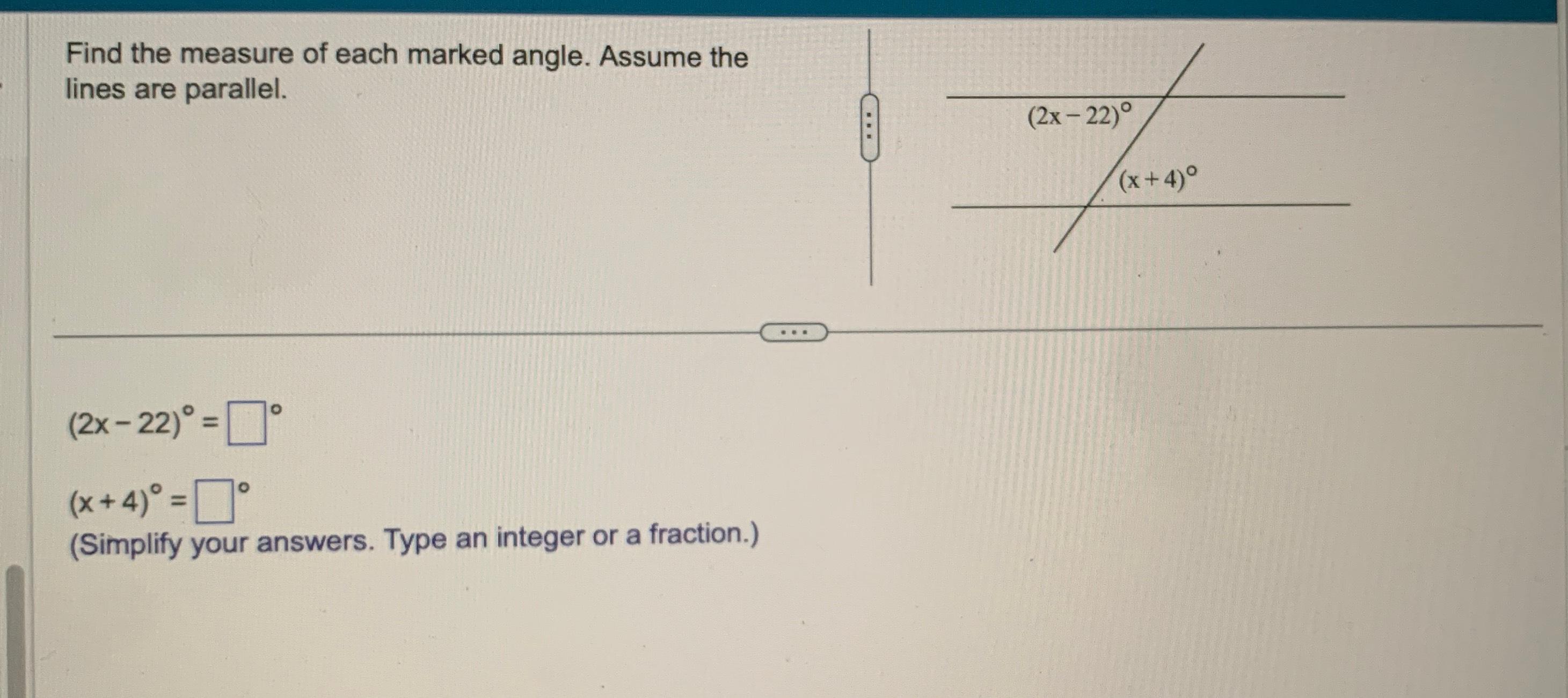 Solved Find the measure of each marked angle. Assume the | Chegg.com