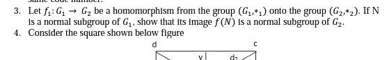 Solved 3. Let f1:G1→G2 be a homomorphism from the group | Chegg.com