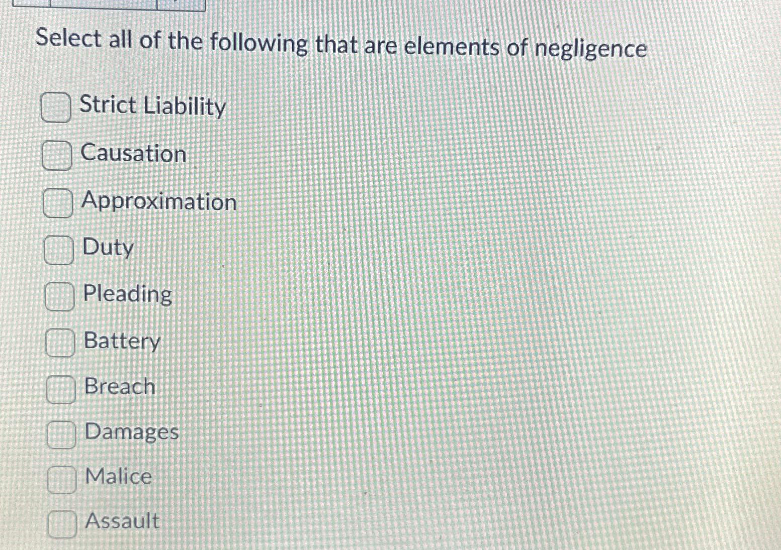 Solved Select all of the following that are elements of | Chegg.com