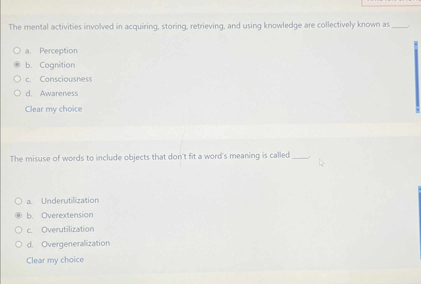 Solved The mental activities involved in acquiring, storing, | Chegg.com