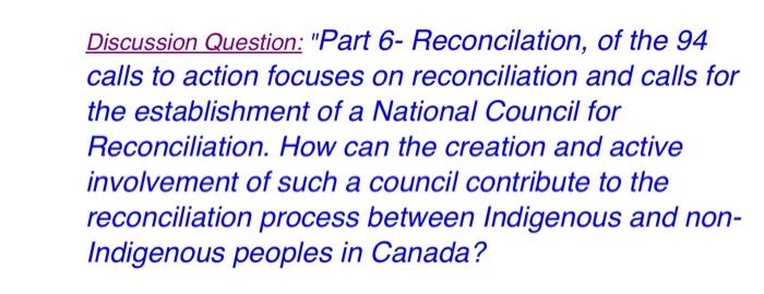 Solved Discussion Question: "Part 6- Reconcilation, of the | Chegg.com