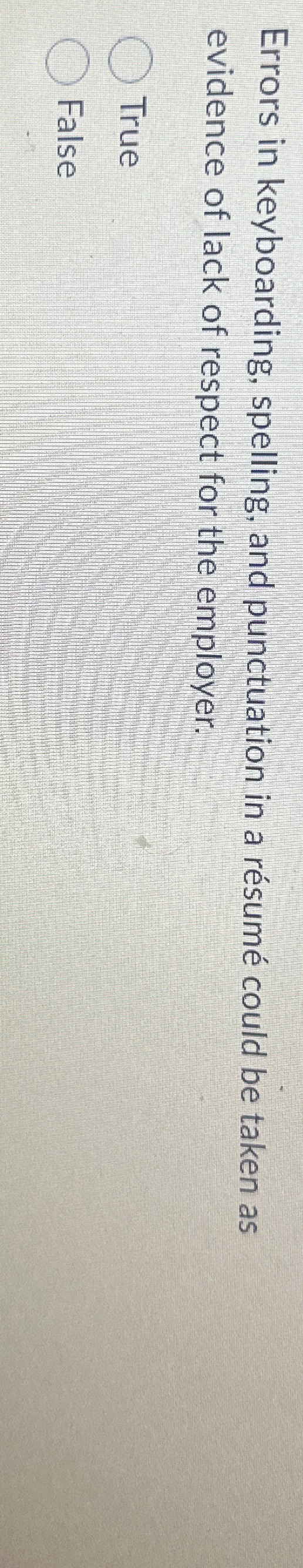 Solved Errors in keyboarding, spelling, and punctuation in a | Chegg.com