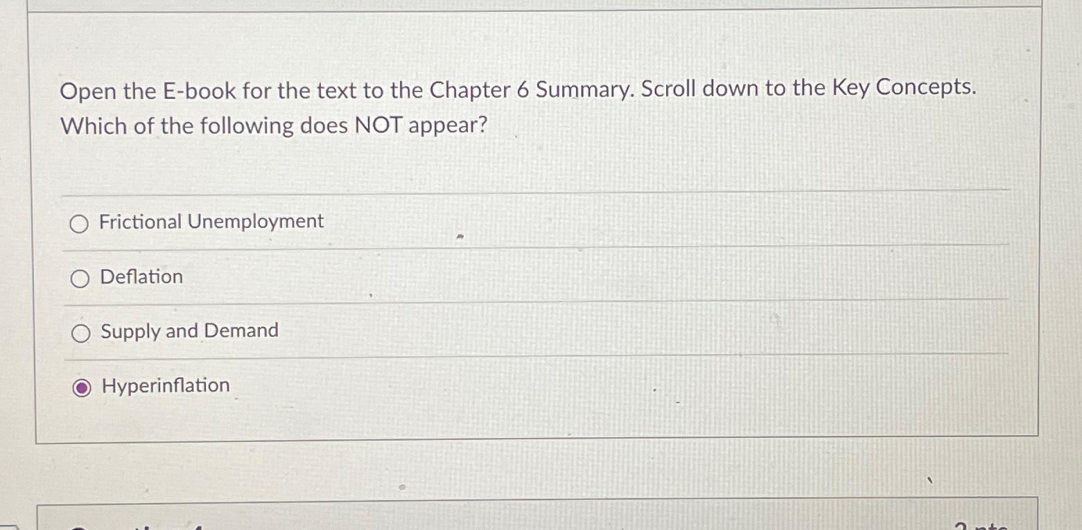 Solved Open the E-book for the text to the Chapter 6 | Chegg.com