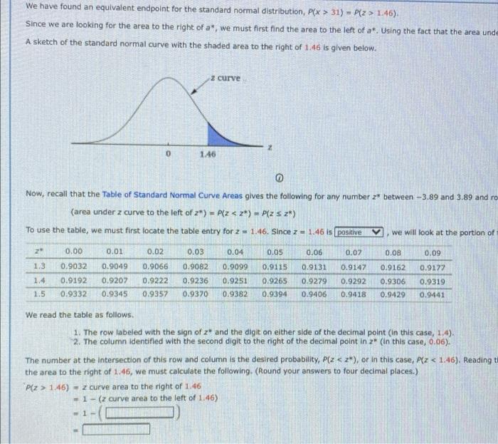 Solved We have found an equivalent endpoint for the standard | Chegg.com