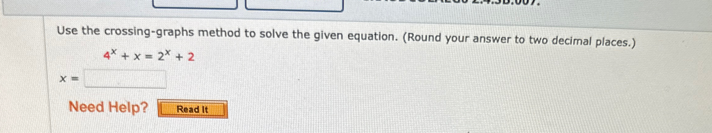 Solved Use the crossing-graphs method to solve the given | Chegg.com