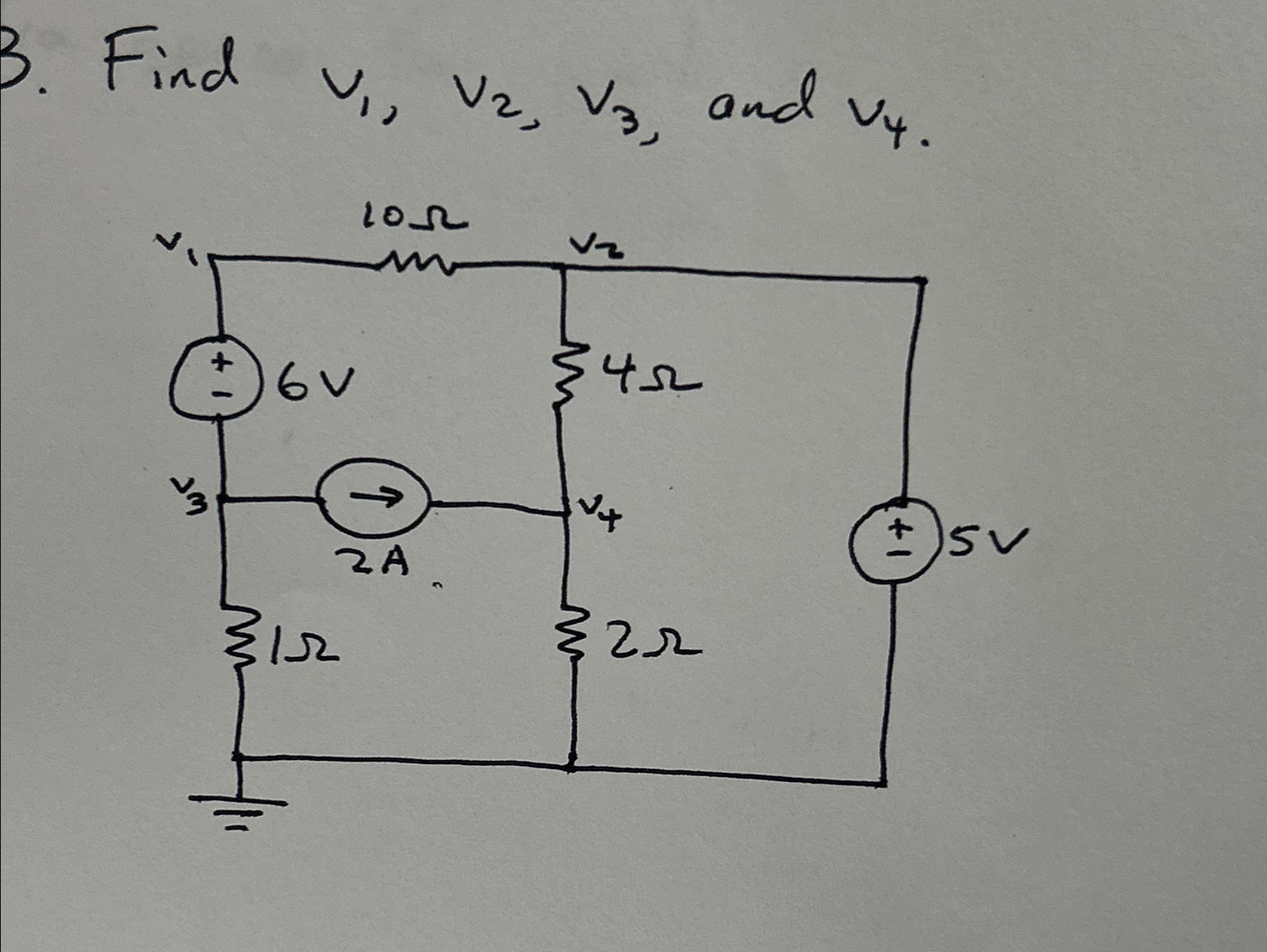 Solved Find v1,v2,v3, ﻿and v4. | Chegg.com