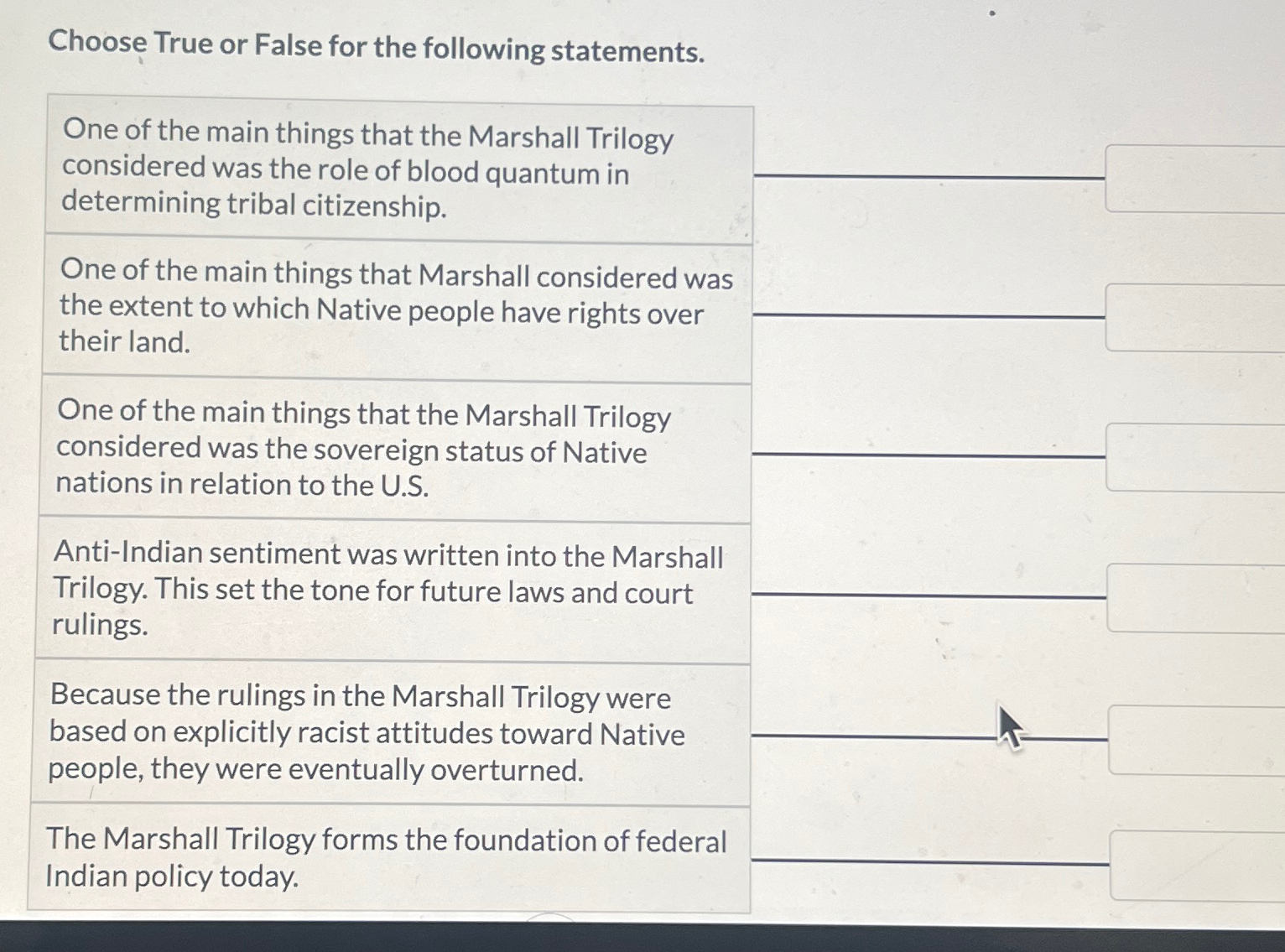 Solved Choose True or False for the following statements.One | Chegg.com Solved Choose True or False for the following statements.One | Chegg.com