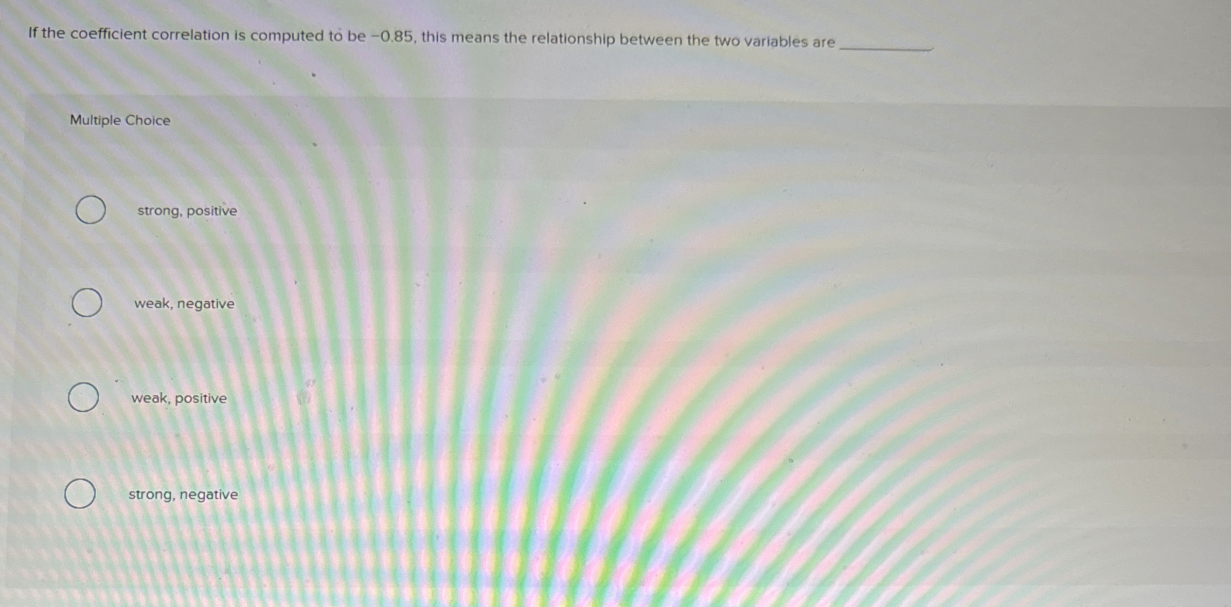 Solved If the coefficient correlation is computed to be | Chegg.com
