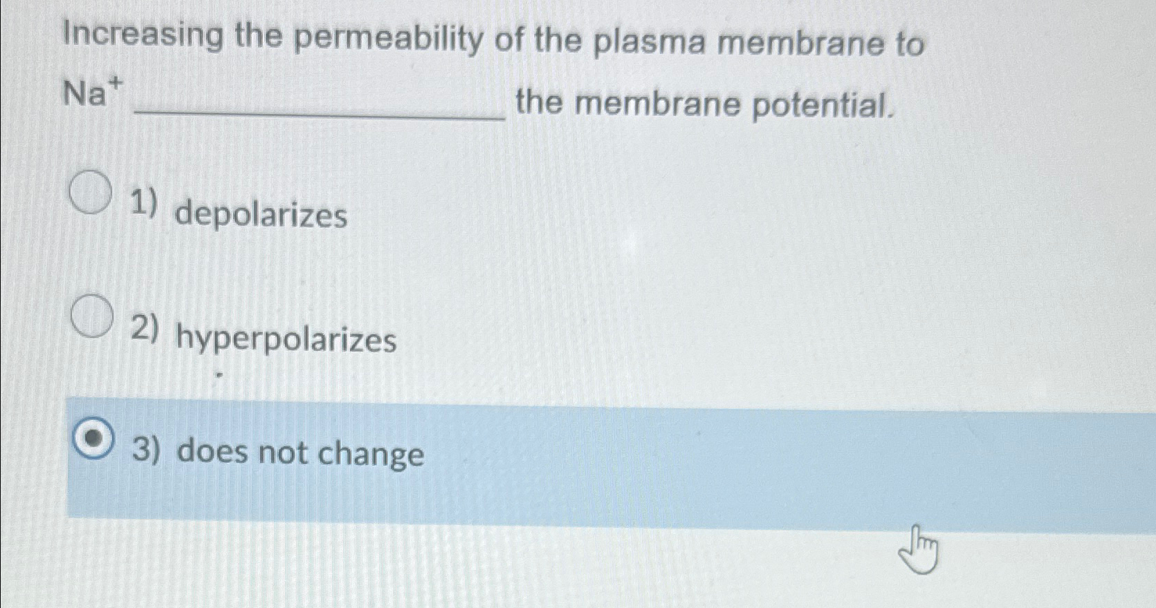 Solved Increasing the permeability of the plasma membrane to | Chegg.com