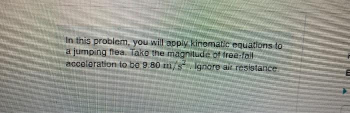 Solved In this problem, you will apply kinematic equations | Chegg.com