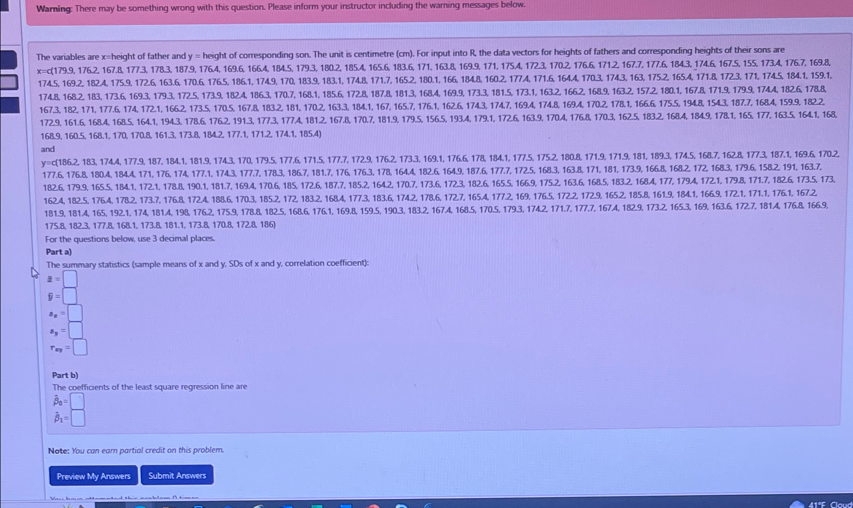 Solved Warning There May Be Something Wrong With This 