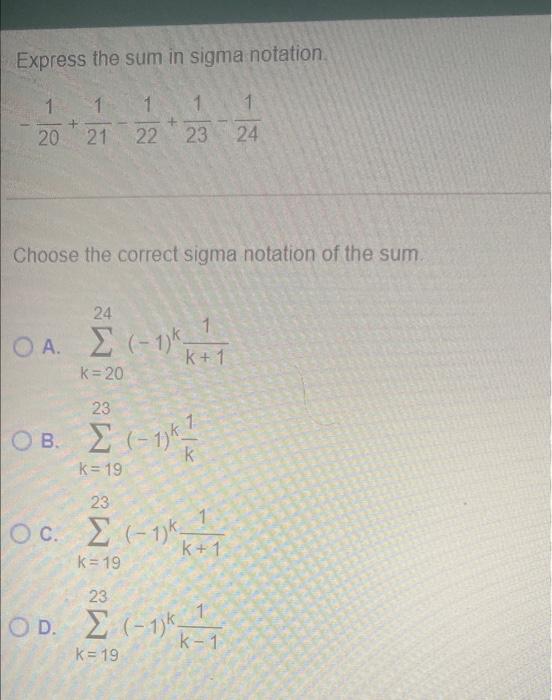 Solved Write the sum without sigma notation. Then evaluate | Chegg.com