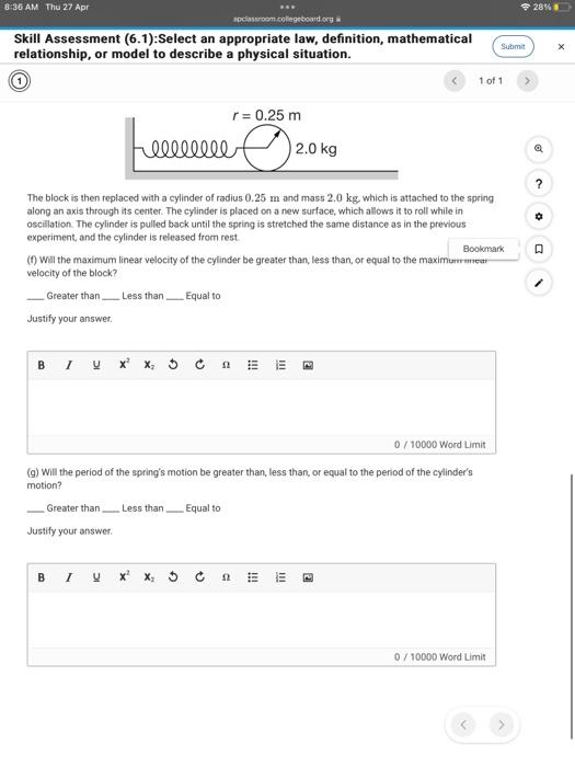 Solved Skill Assessment (6.1): Select an appropriate law, | Chegg.com