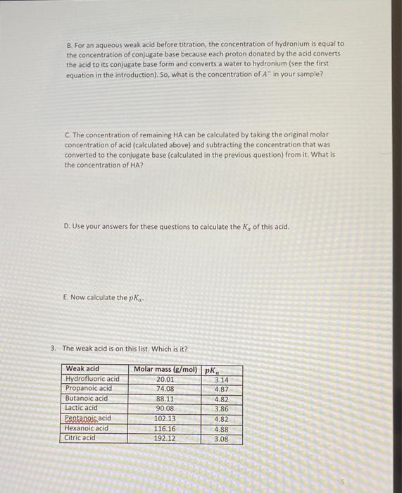 Solved Prelab assignment - show your work for all answers | Chegg.com